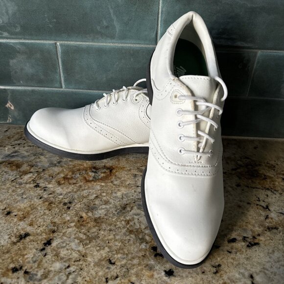 Macgregor | Shoes | Macgregor Golf Shoes Mens 8 Classic Saddle White ...